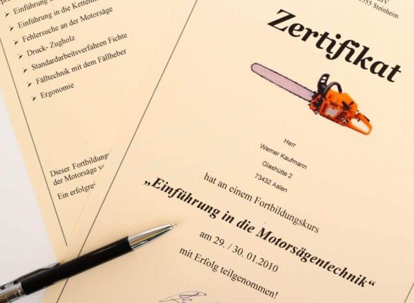 Kettensagenschein Ab 16